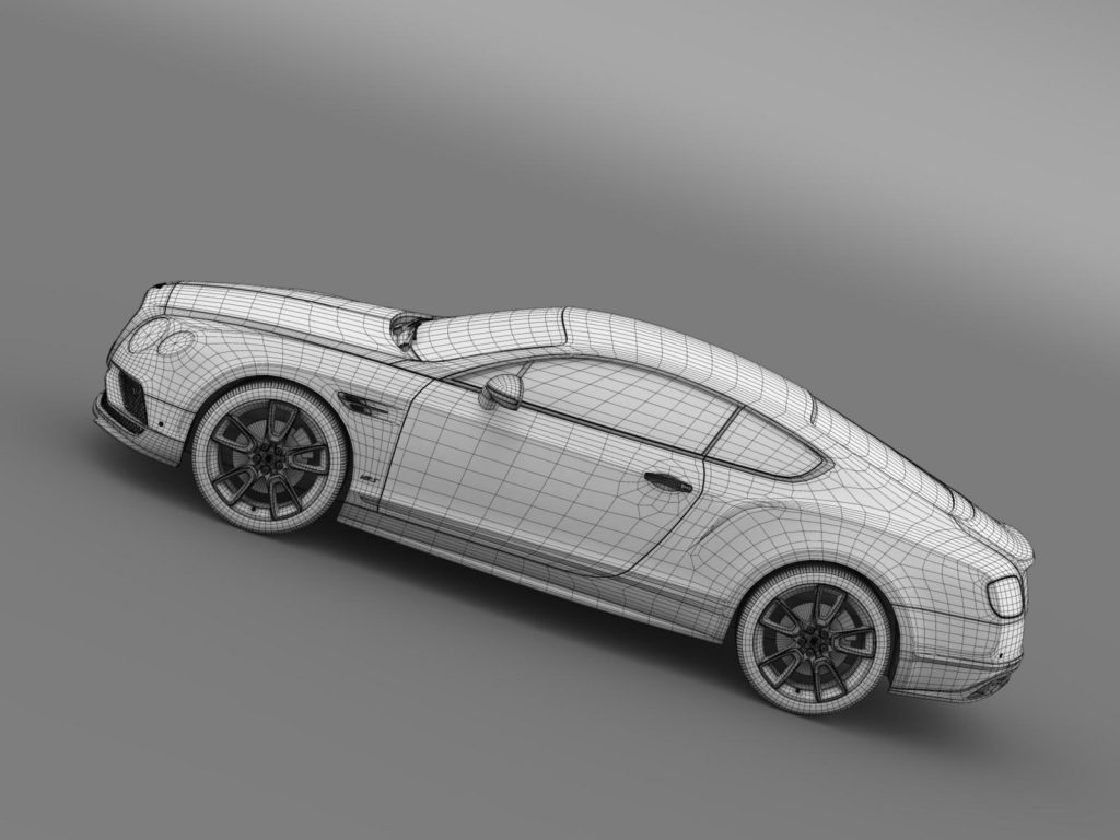 Bentley Continental GT V8 S 2015 01 3D Model - FlatPyramid