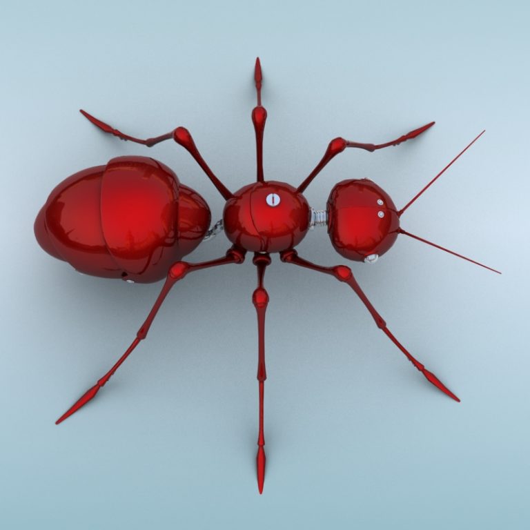 Mechanical Ant 3D Model - FlatPyramid