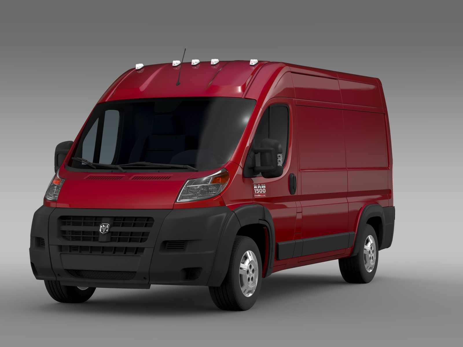 Ram Promaster Cargo 1500 HR 136WB 2015 3D Model - FlatPyramid