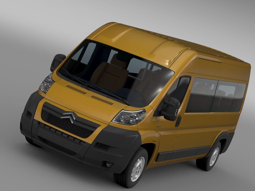 Citroen Relay Window Van L3H2 2006-2014 3D Model - FlatPyramid