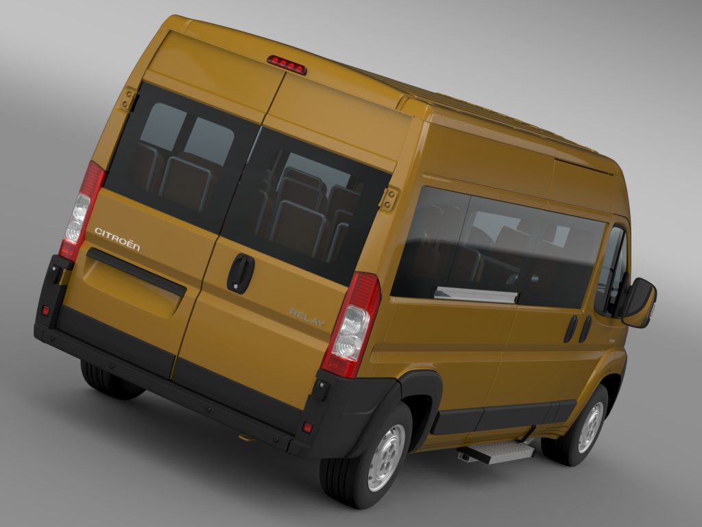 Citroen Relay Window Van L3H2 2006-2014 3D Model - FlatPyramid
