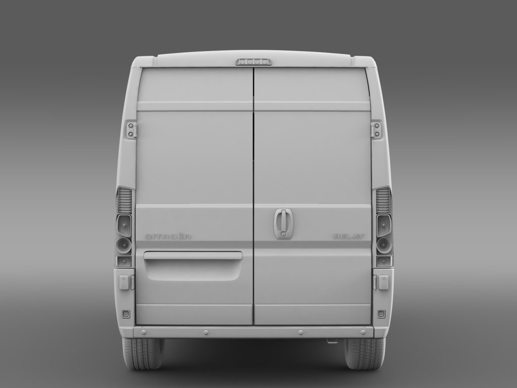 Citroen Relay Window Van L3H2 2006-2014 3D Model - FlatPyramid