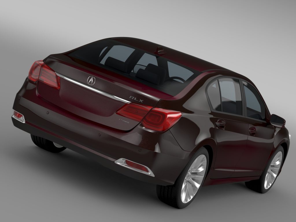 Acura RLX 2015 3D Model - FlatPyramid