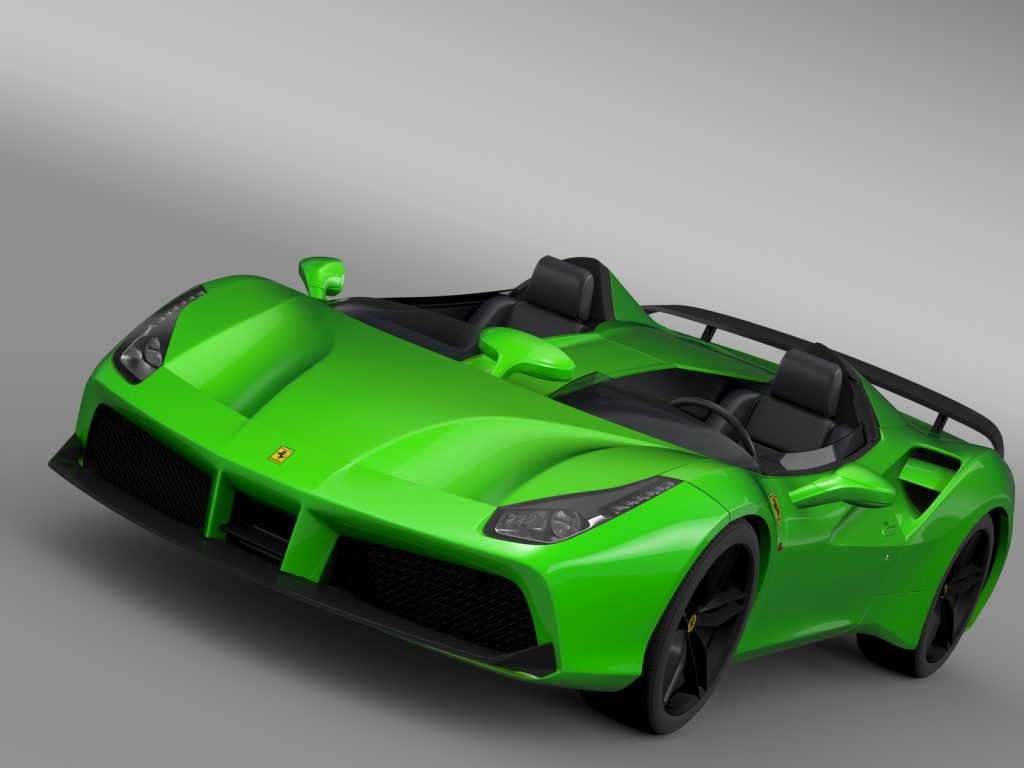 Ferrari 488 Speedster 2016 3D Model - FlatPyramid