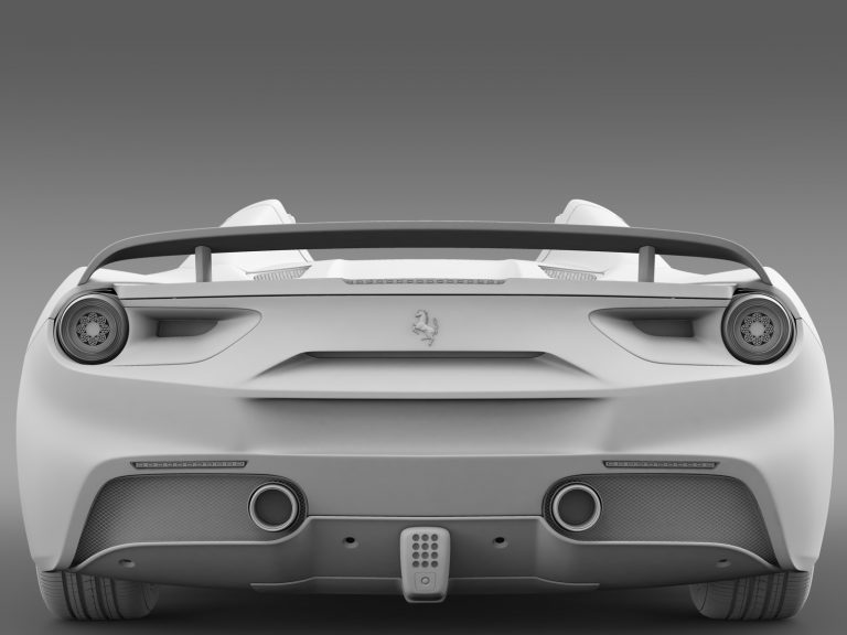 Ferrari 488 Speedster 2016 3D Model - FlatPyramid