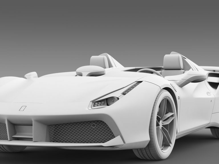 Ferrari 488 Speedster 2016 3D Model - FlatPyramid