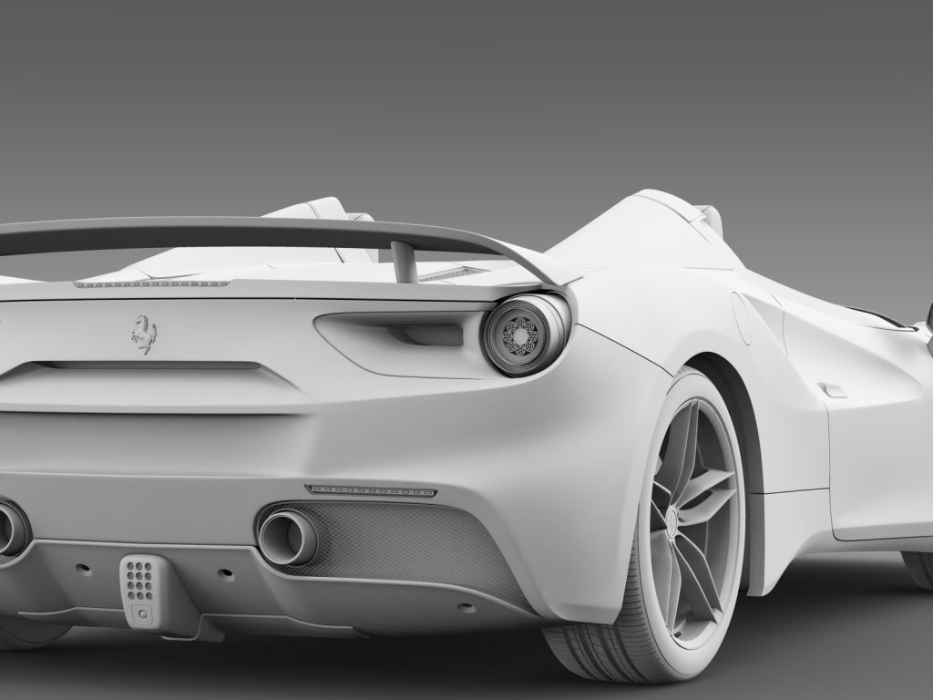 Ferrari 488 Speedster 2016 3D Model - FlatPyramid