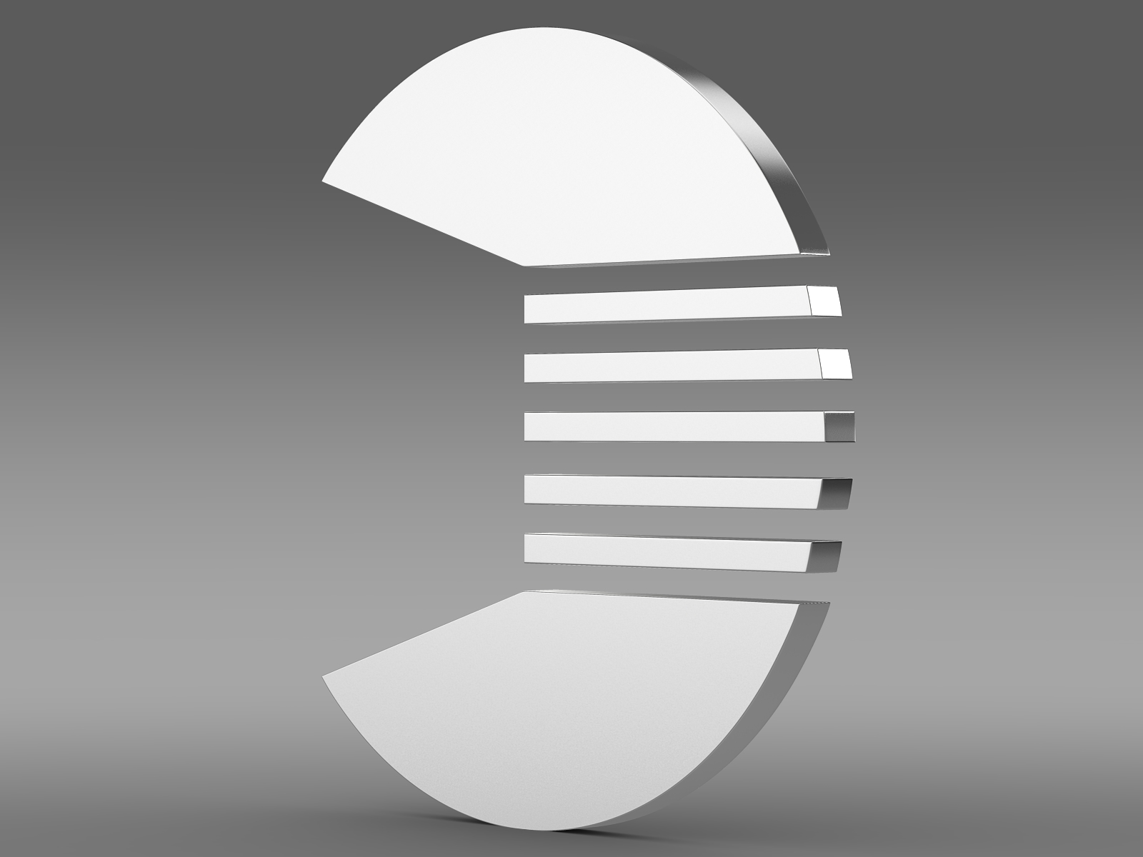 Quant logo 3D Model | FlatPyramid