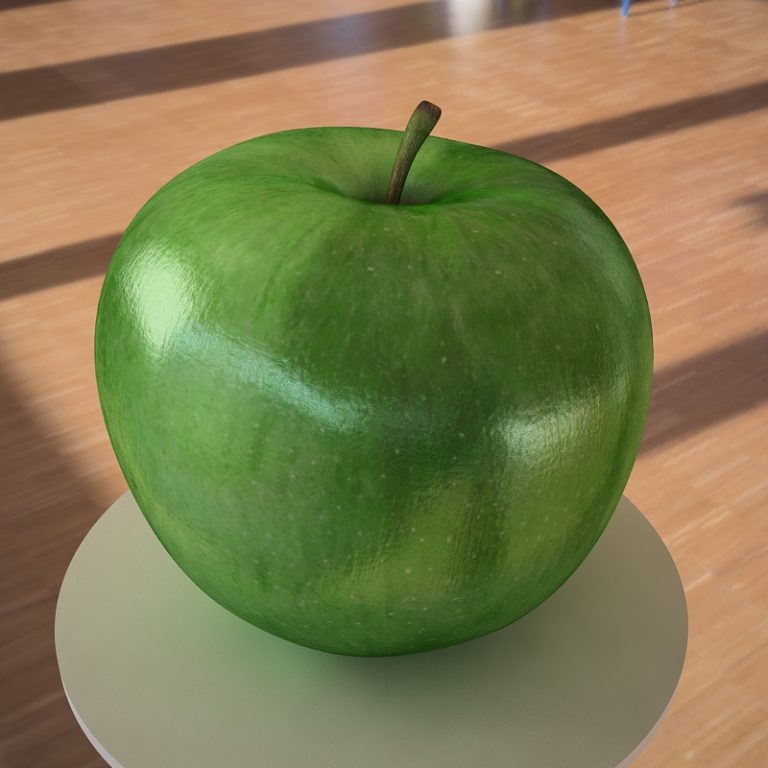 3D model apple fruit 3D Model - FlatPyramid
