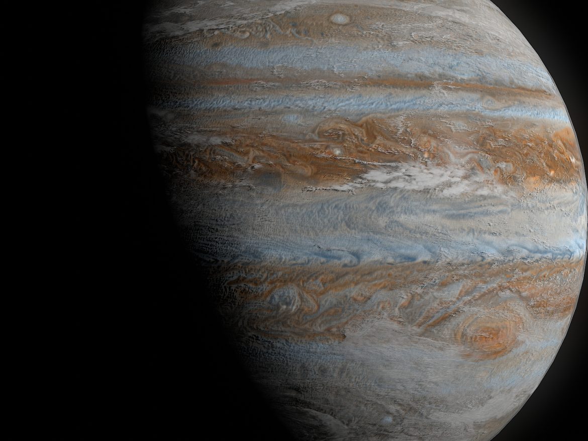 Hyperrealistic 6k Jupiter 3D Model - FlatPyramid