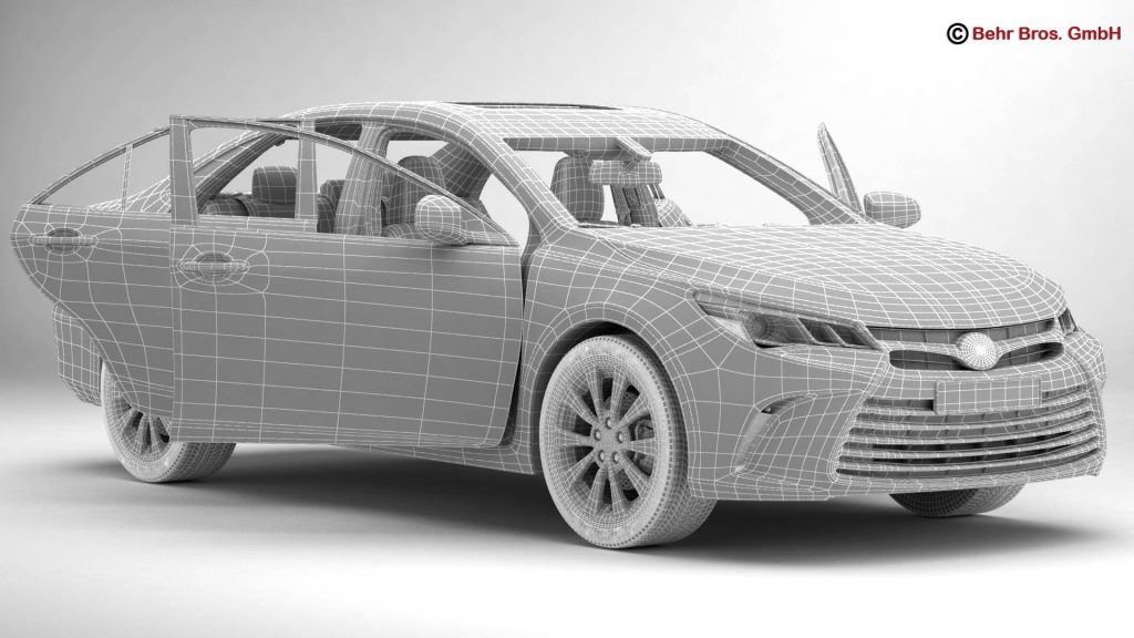 Toyota Camry 2015 3D Model - FlatPyramid
