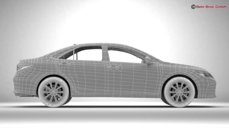 Toyota Camry 2015 3D Model - FlatPyramid