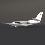 Cessna 550 citation II business jet 3D Model - FlatPyramid