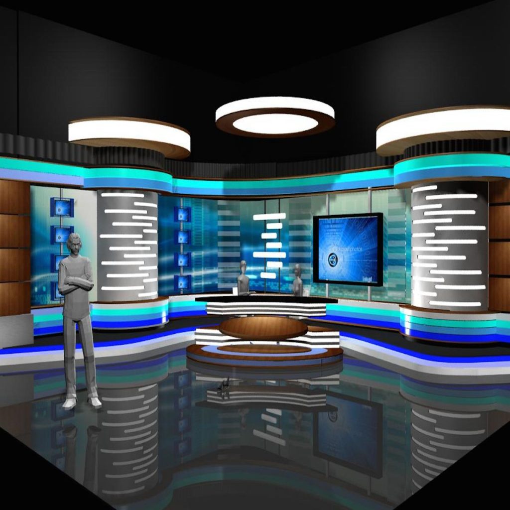 News Room Studio 002 3D Model - FlatPyramid
