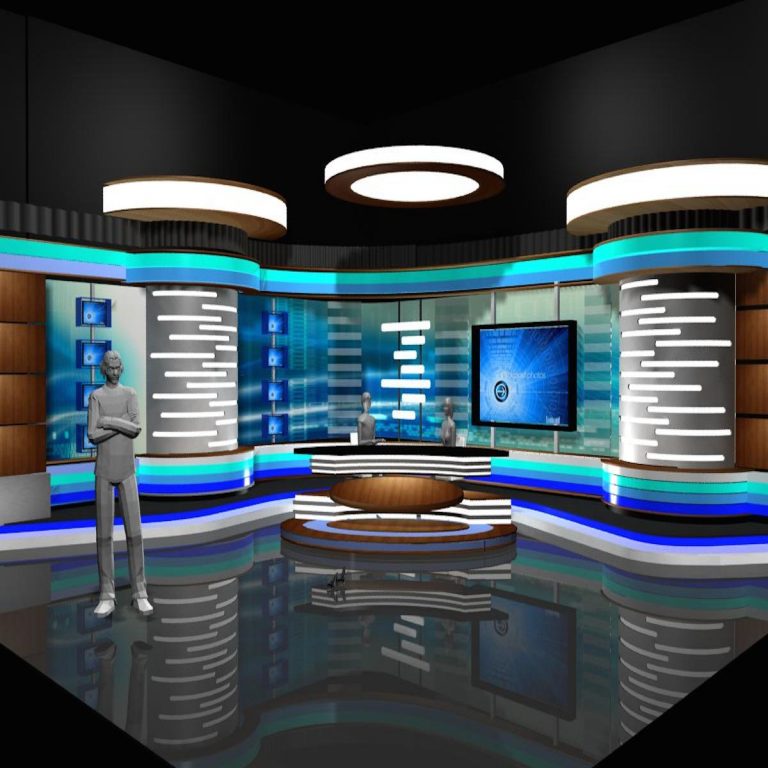News Room Studio 002 3D Model - FlatPyramid