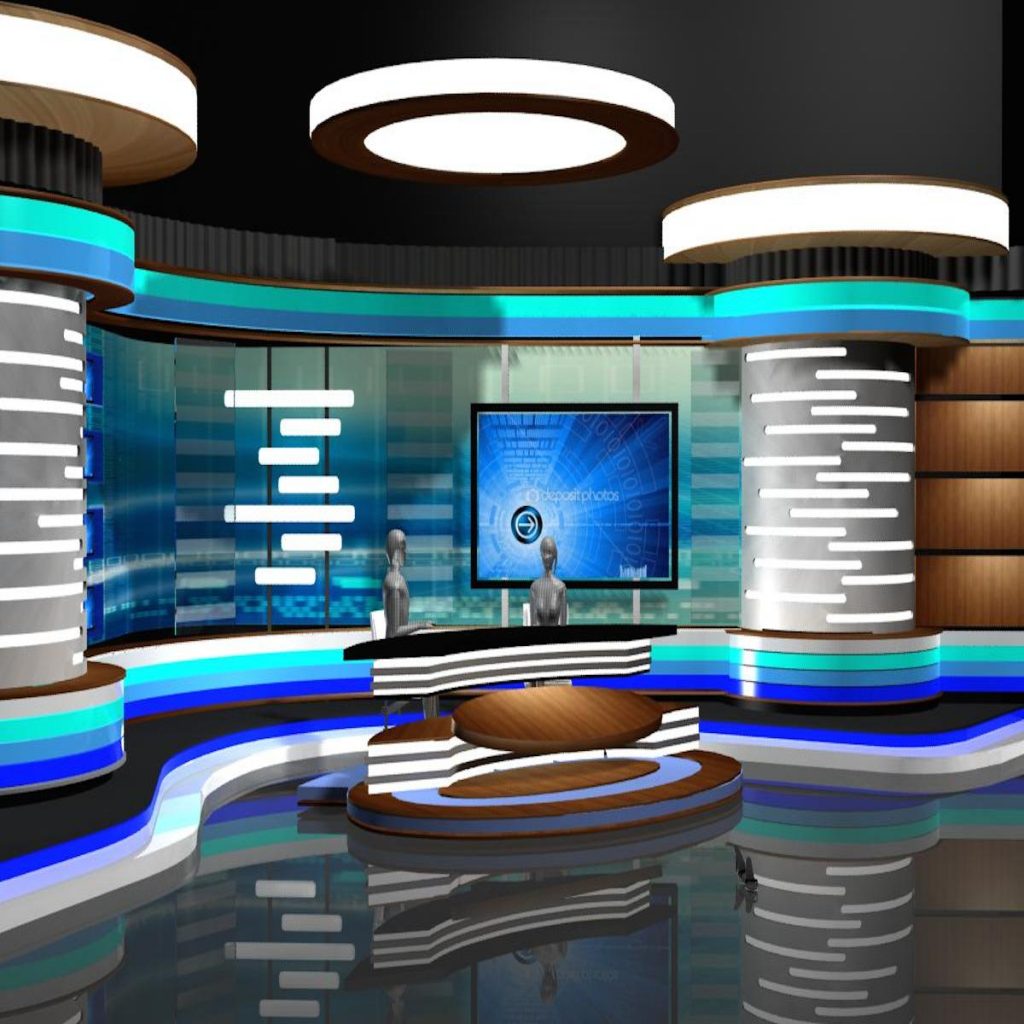 News Room Studio 002 3D Model - FlatPyramid