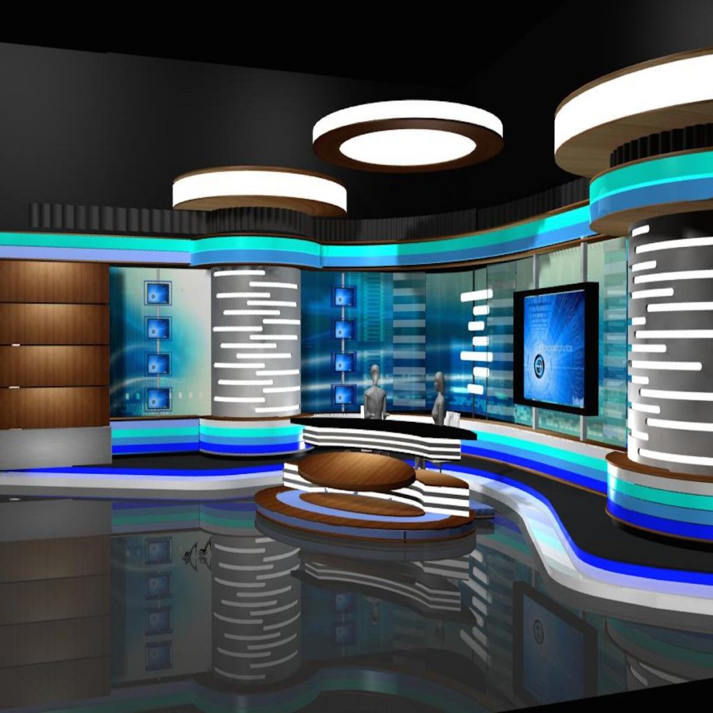 News Room Studio 002 3D Model - FlatPyramid