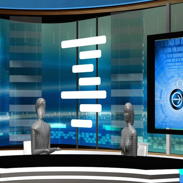 News Room Studio 002 3D Model - FlatPyramid