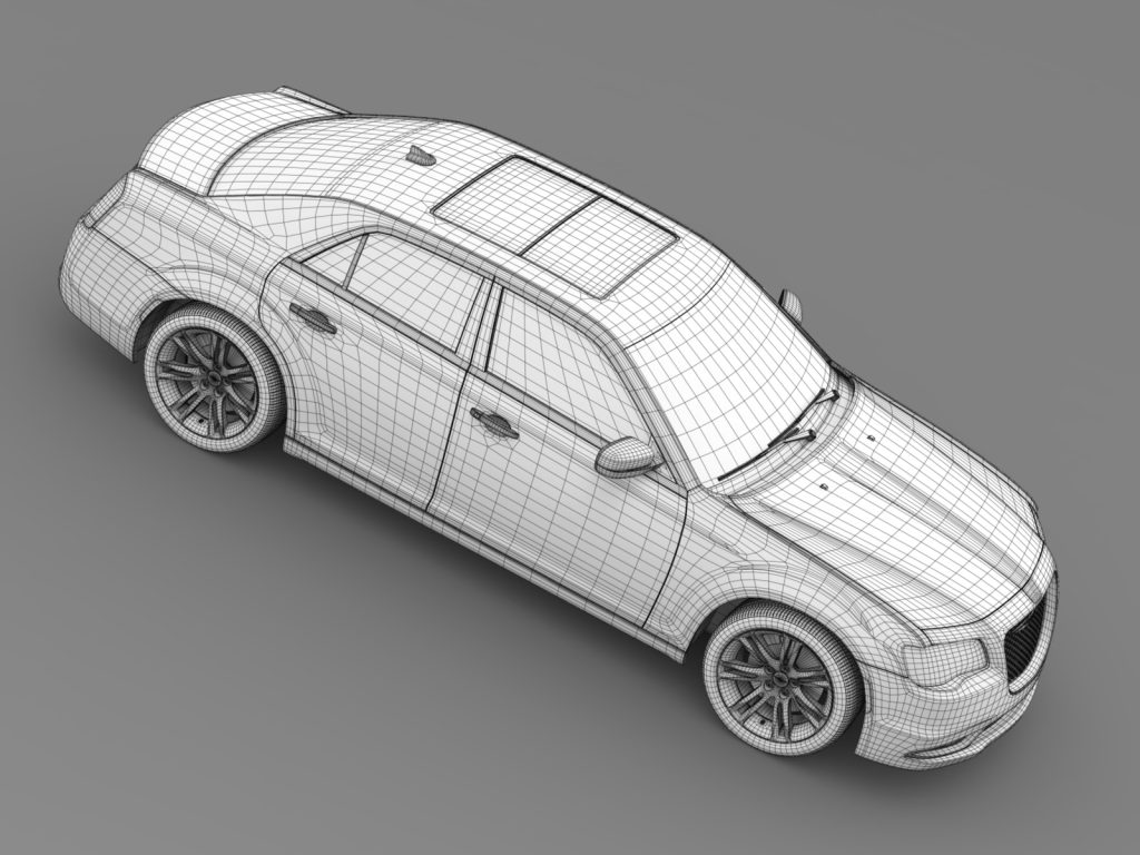 Chrysler 300 C LX2 2016 3D Model - FlatPyramid