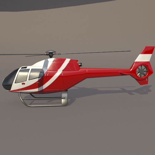 Eurocopter Colibri EC-120B helicopter 3D Model - FlatPyramid