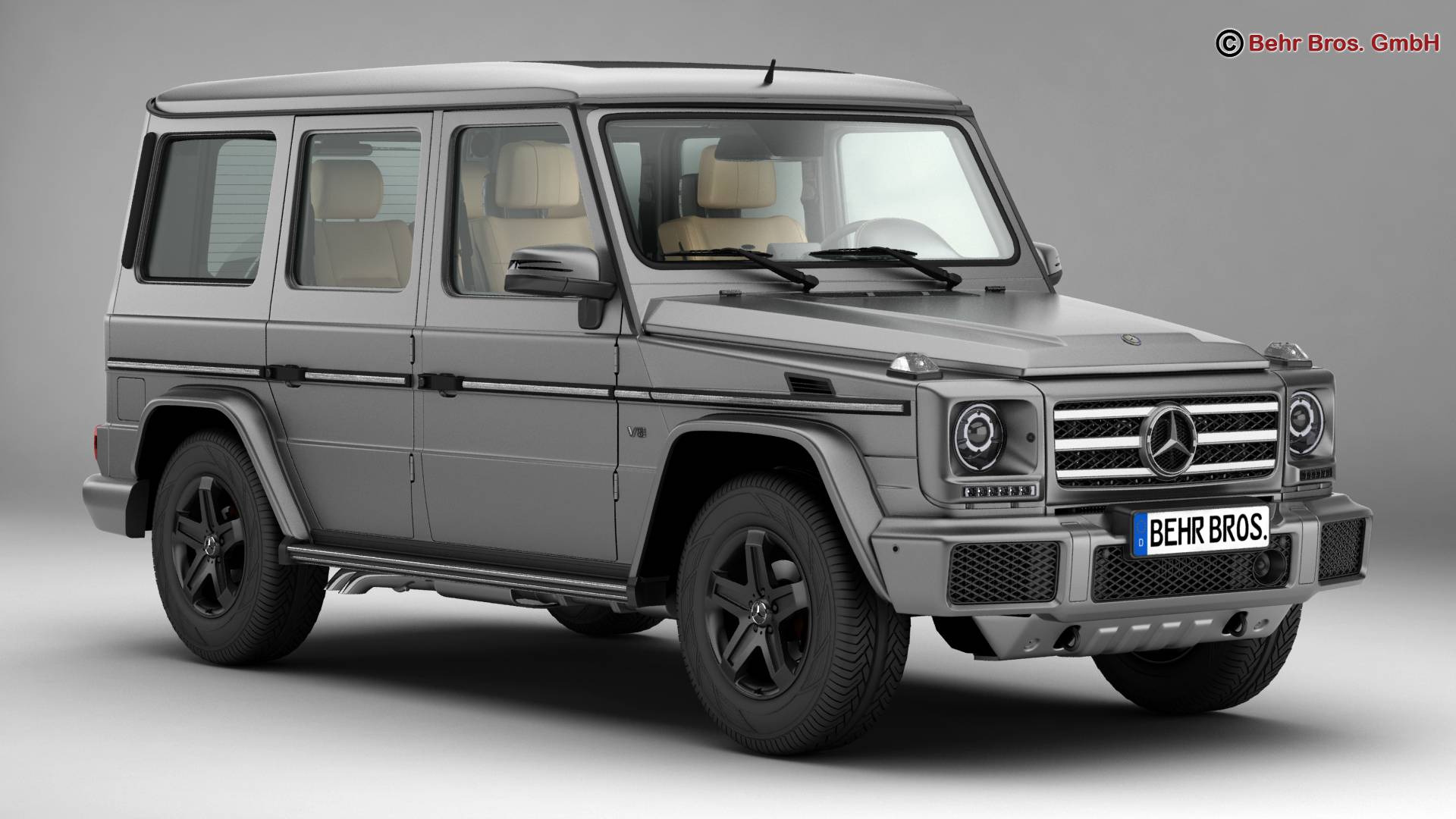 Mercedes G Class G500 2016 3D Model | FlatPyramid