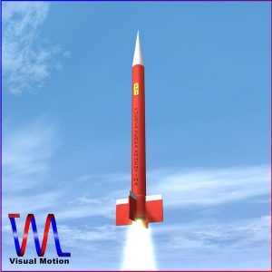 US Thor IRBM Missile 3D Model - FlatPyramid