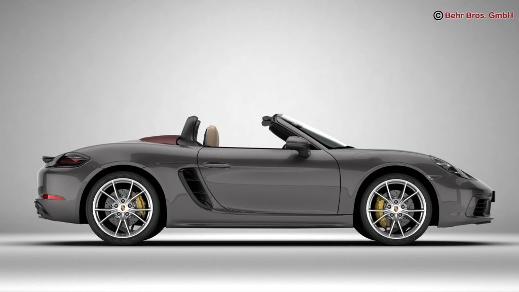 Porsche 718 Boxster 2017 3D Model - FlatPyramid