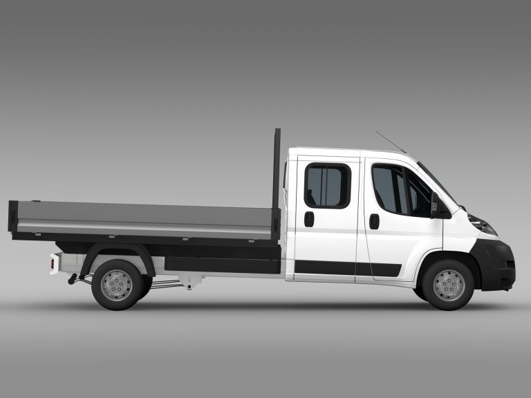 Citroen Relay Crew Cab Truck 2009-2014 3D Model - FlatPyramid