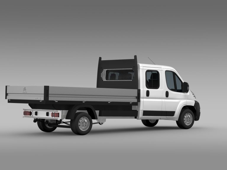 Citroen Relay Crew Cab Truck 2009-2014 3D Model - FlatPyramid
