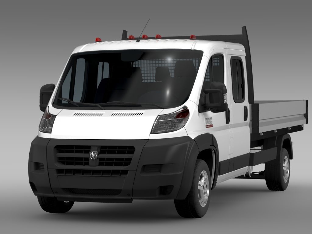 Ram Promaster Cargo Crew Cab Truck 2015 3D Model - FlatPyramid