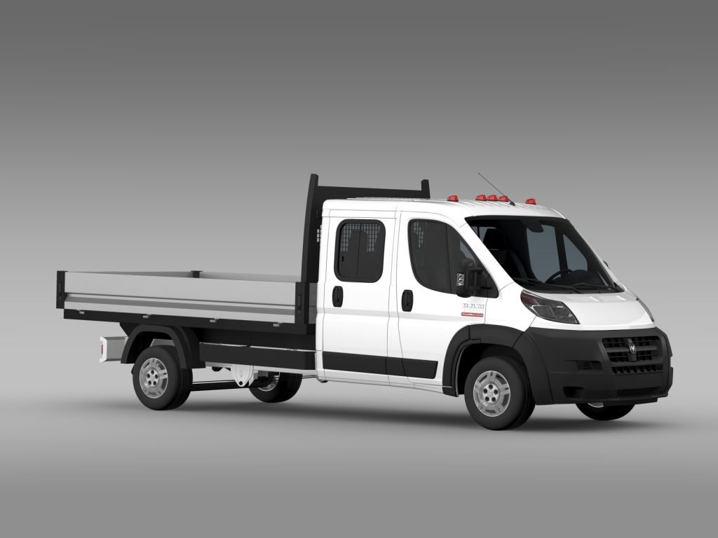 Ram Promaster Cargo Crew Cab Truck 2015 3D Model - FlatPyramid