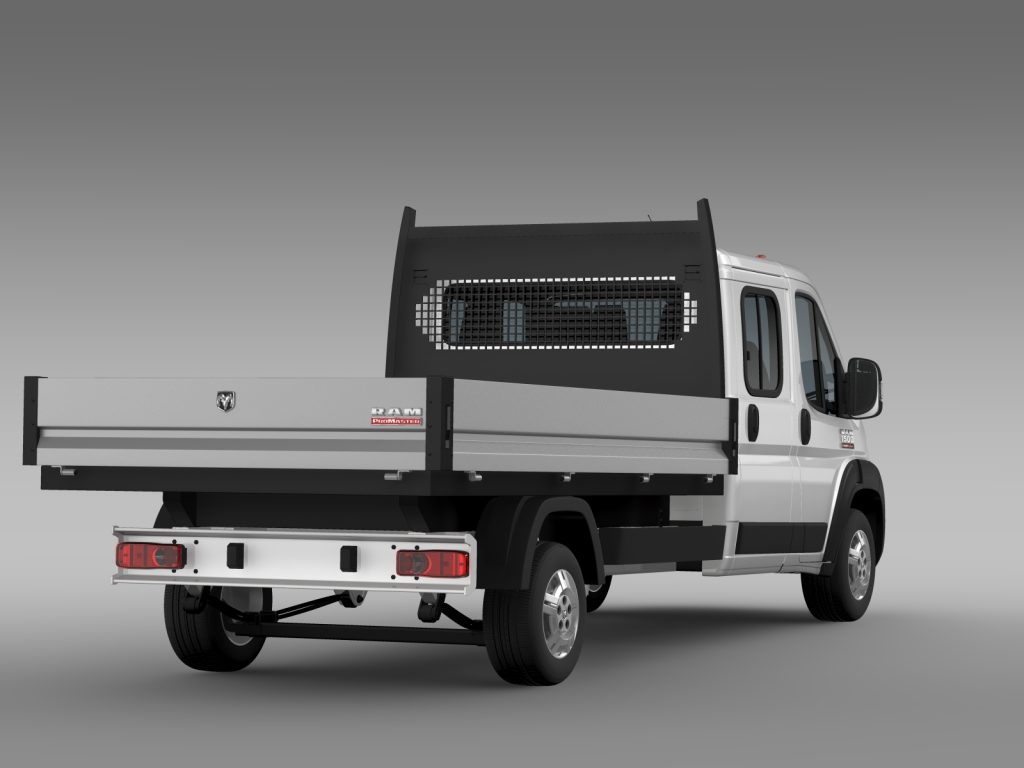 Ram Promaster Cargo Crew Cab Truck 2015 3D Model - FlatPyramid