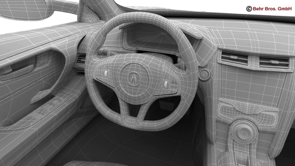 Acura NSX 2017 3D Model - FlatPyramid