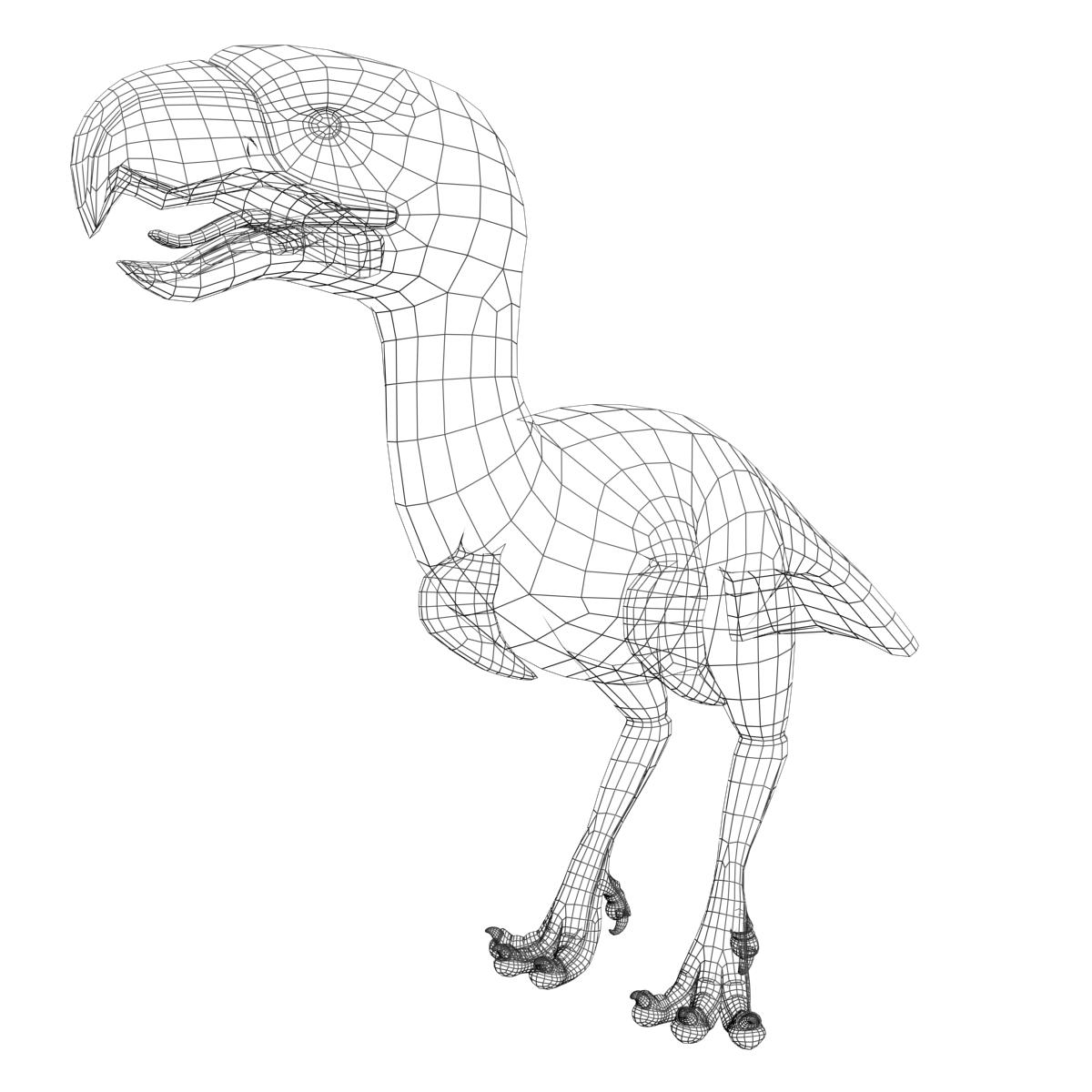Titanis Walleri - Terror Bird RIGGED 3D Model | FlatPyramid