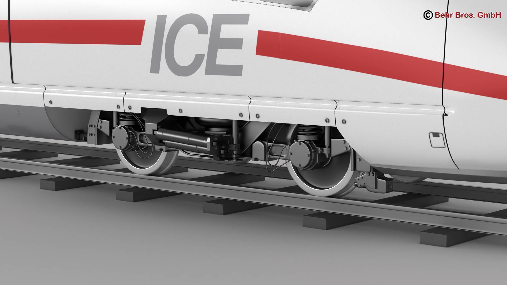 ICE 3 BR407 3D Model | FlatPyramid