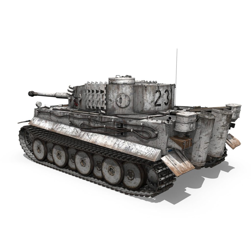 Panzer VI - Tiger - 231 - Early Production 3D Model - FlatPyramid