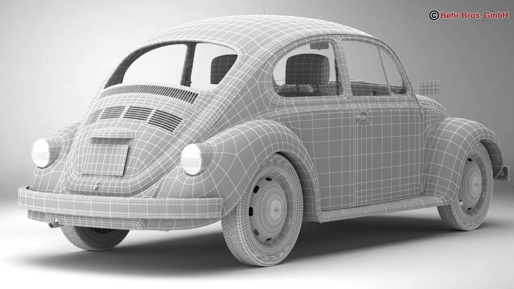 Volkswagen Beetle 2003 Ultima Edicion 3D Model - FlatPyramid