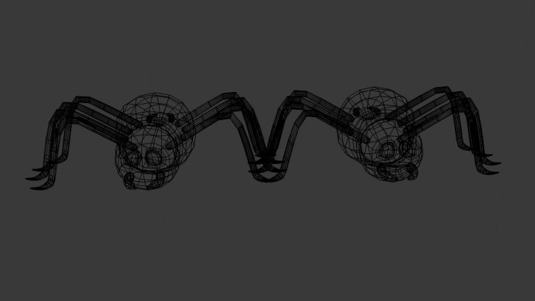 Cartoon Spider 3D Model - FlatPyramid