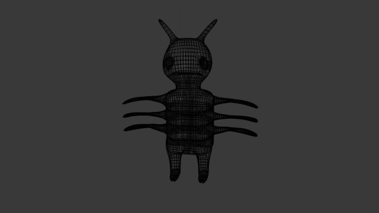 Cartoon Bug 3D Model - FlatPyramid