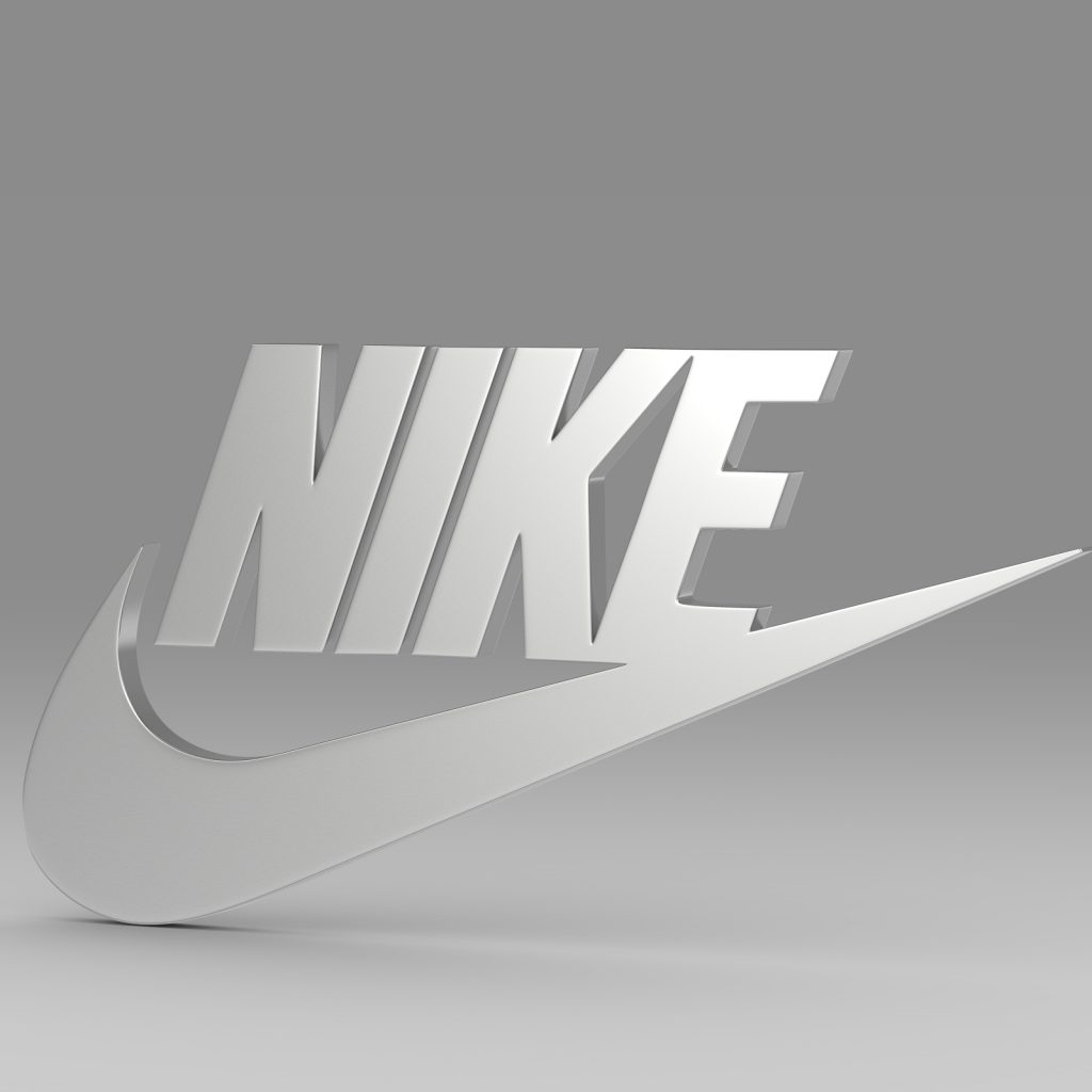 Nike logo 3D Model - FlatPyramid