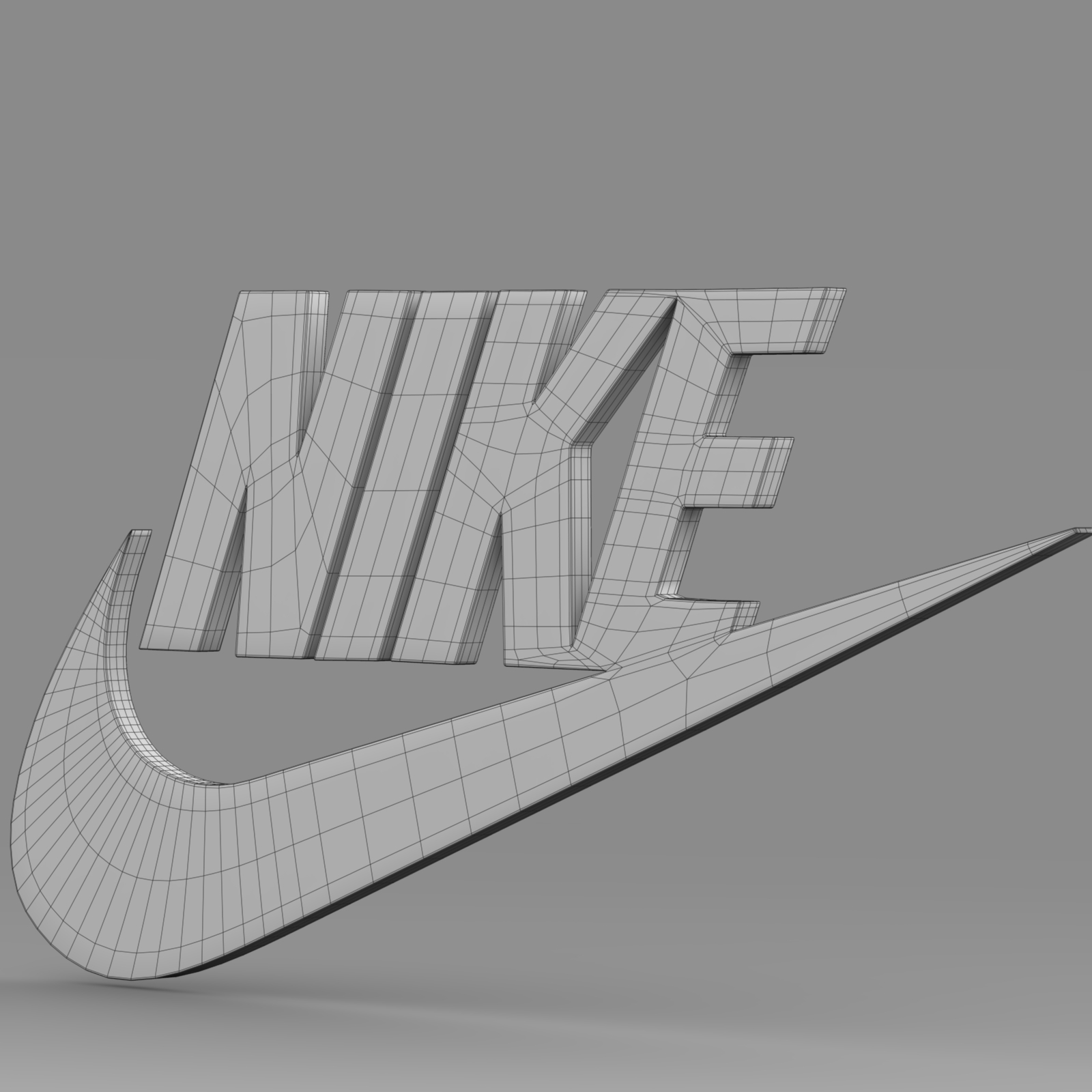 Nike logo 3D Model – Buy Nike logo 3D Model | FlatPyramid