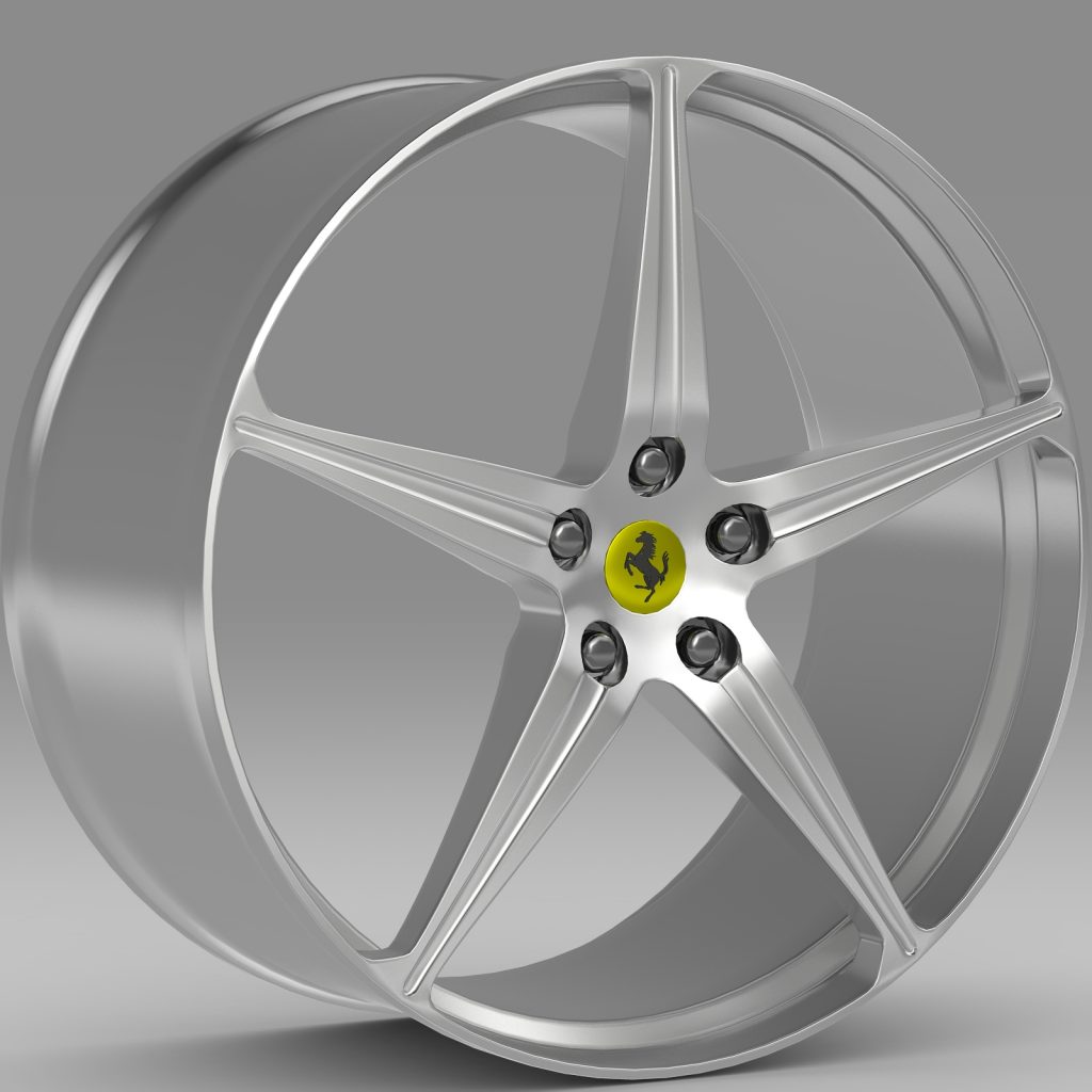 Ferrari 458 Spider rim 3D Model - FlatPyramid