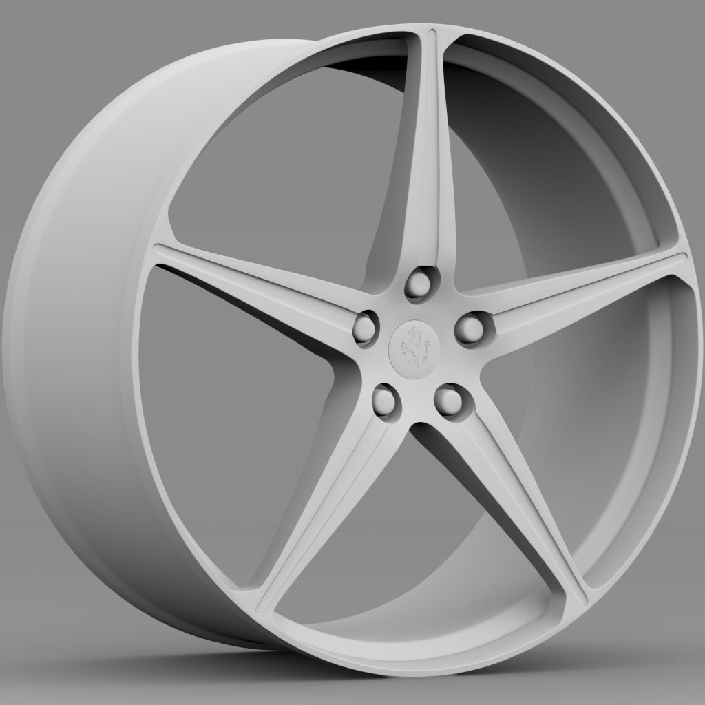Ferrari 458 Spider rim 3D Model - FlatPyramid