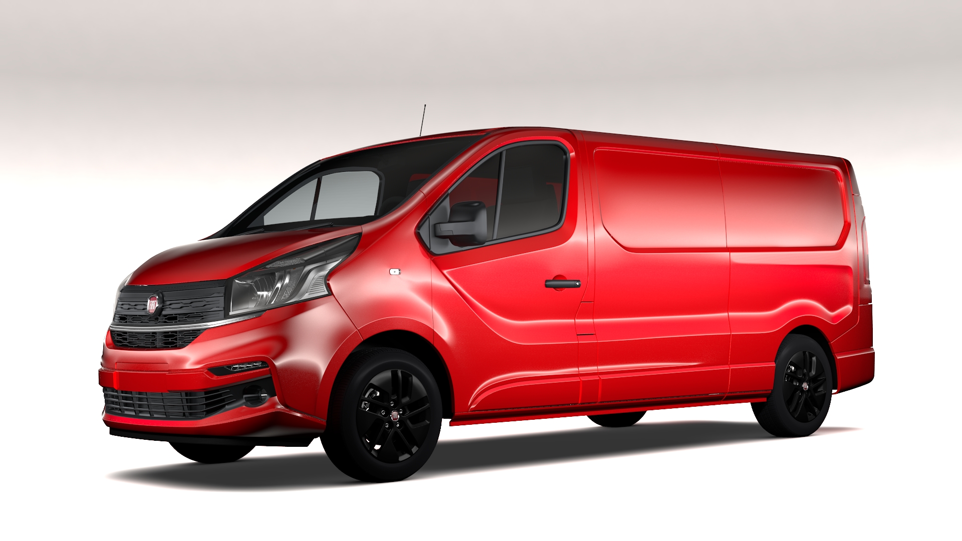 Fiat Talento Van L2 2017 3D Model - FlatPyramid