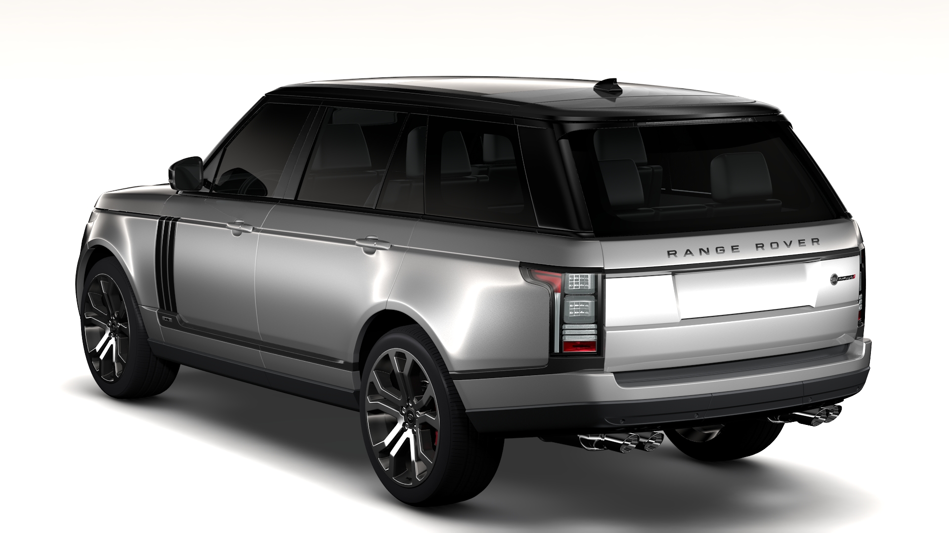 Range Rover SVAutobiography Dynamic LWB 2017 3D Model | FlatPyramid