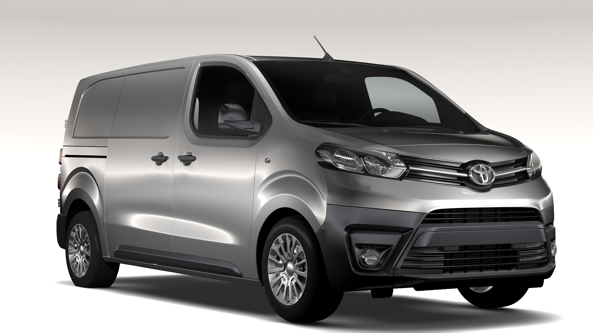 Toyota ProAce Van L2 2017 3D Model FlatPyramid