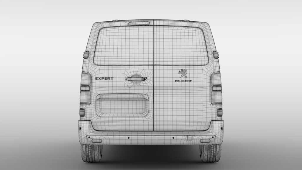 Peugeot Expert L3 2017 3D Model - FlatPyramid