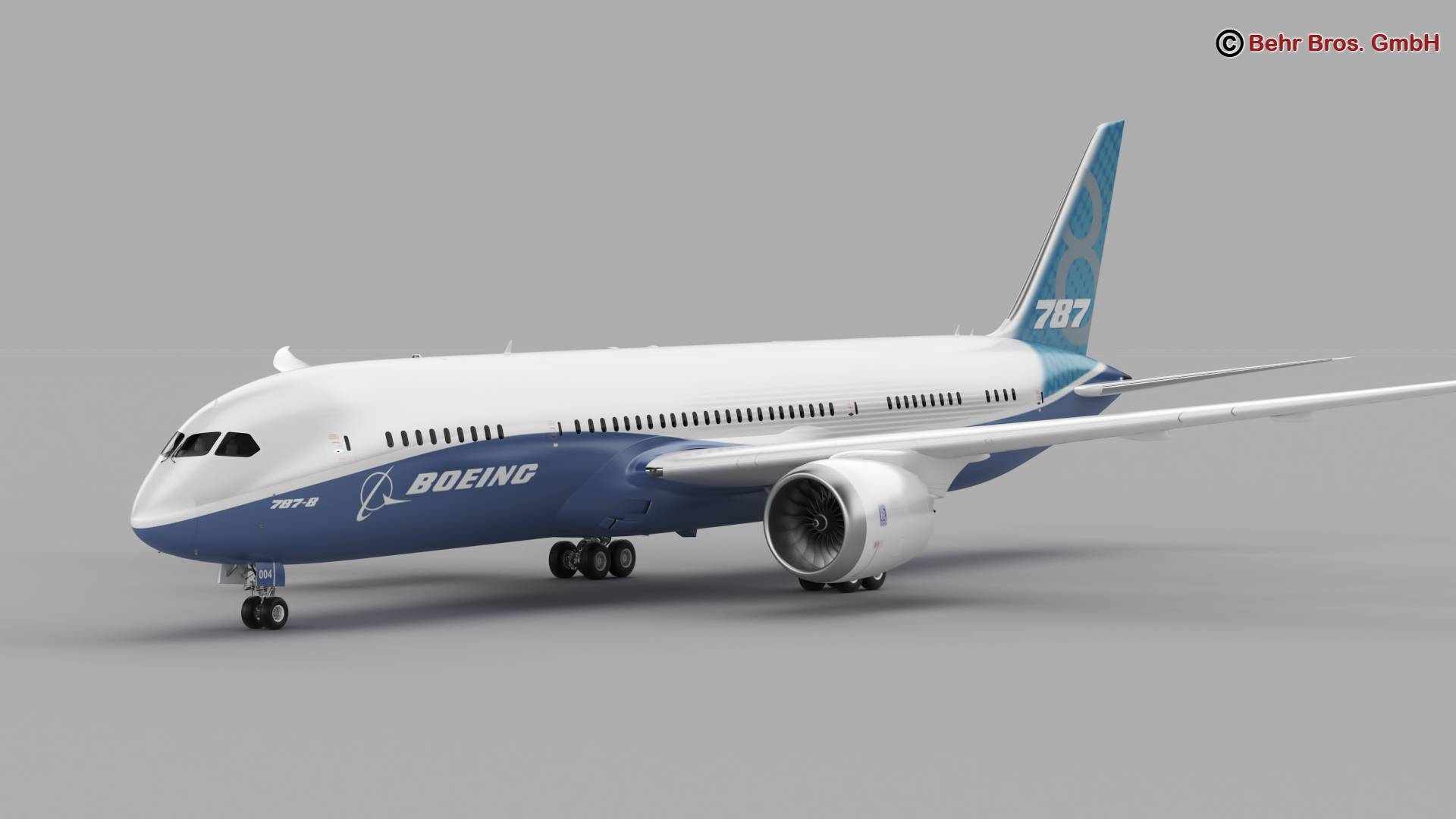 Boeing 787-8 3D Model – Buy Boeing 787-8 3D Model | FlatPyramid