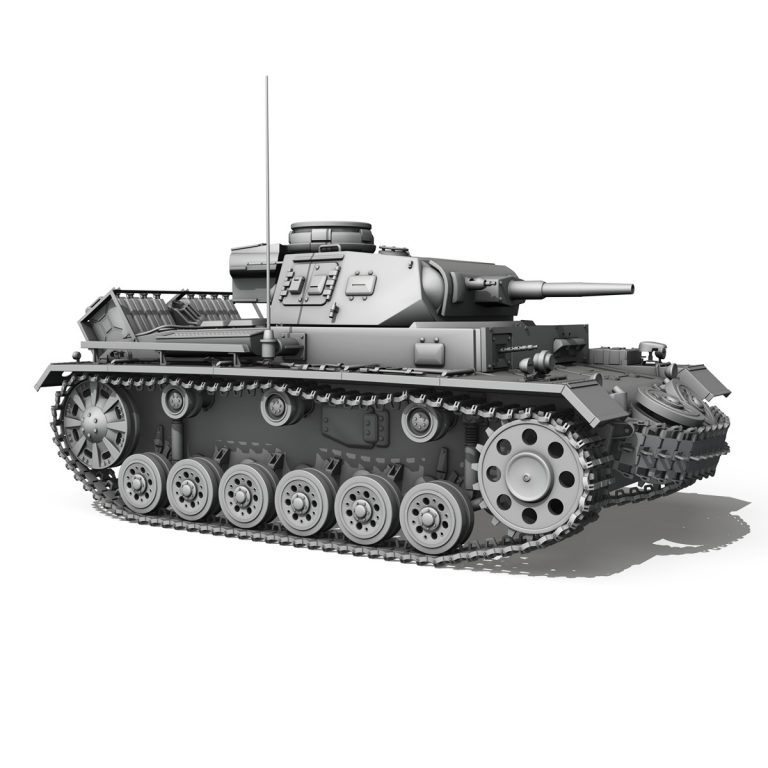 PzKpfw III - Panzer 3 - Ausf.G 3D Model - FlatPyramid