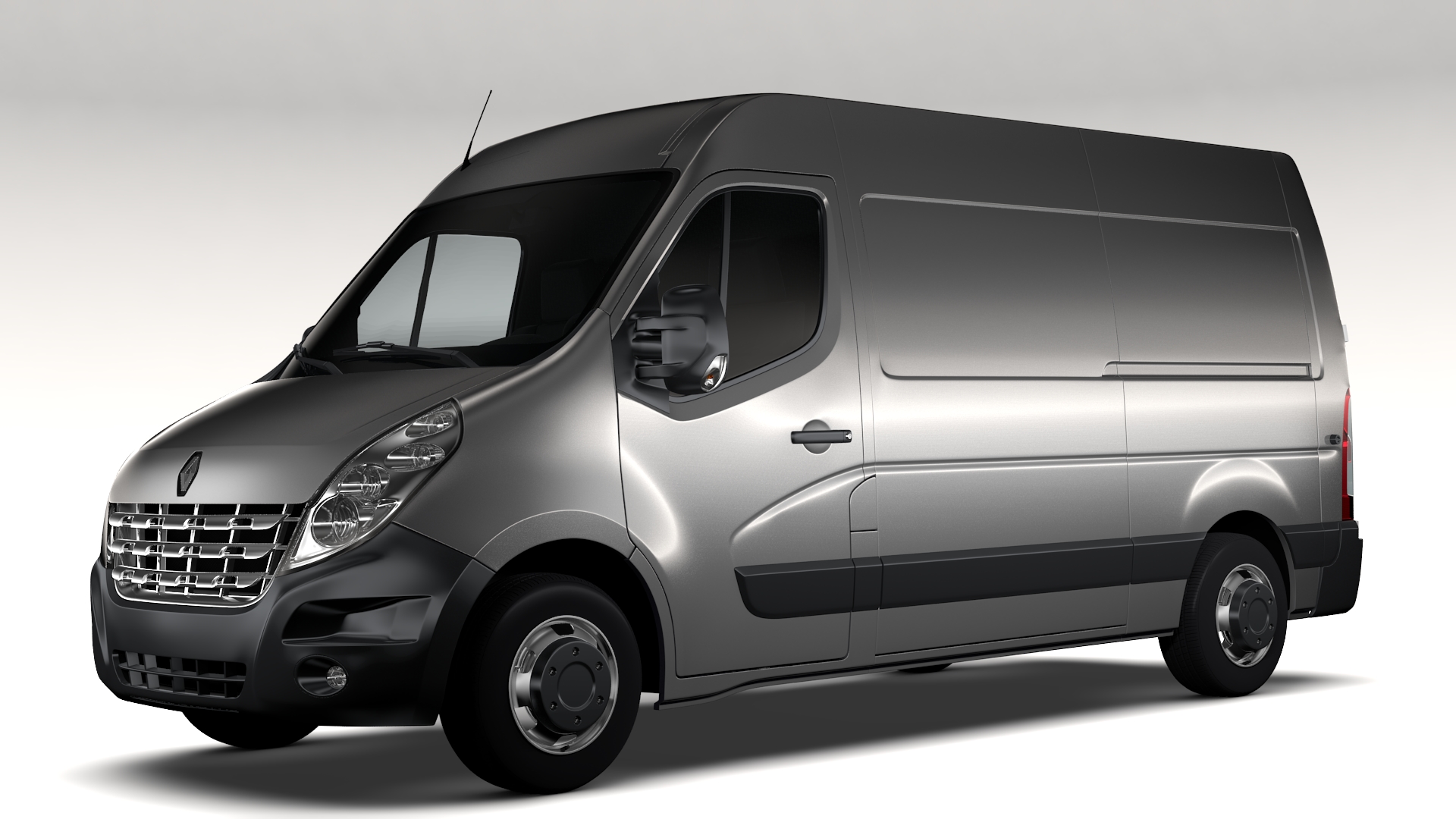 Renault Master L2H2 Van 2010 3D Model | FlatPyramid